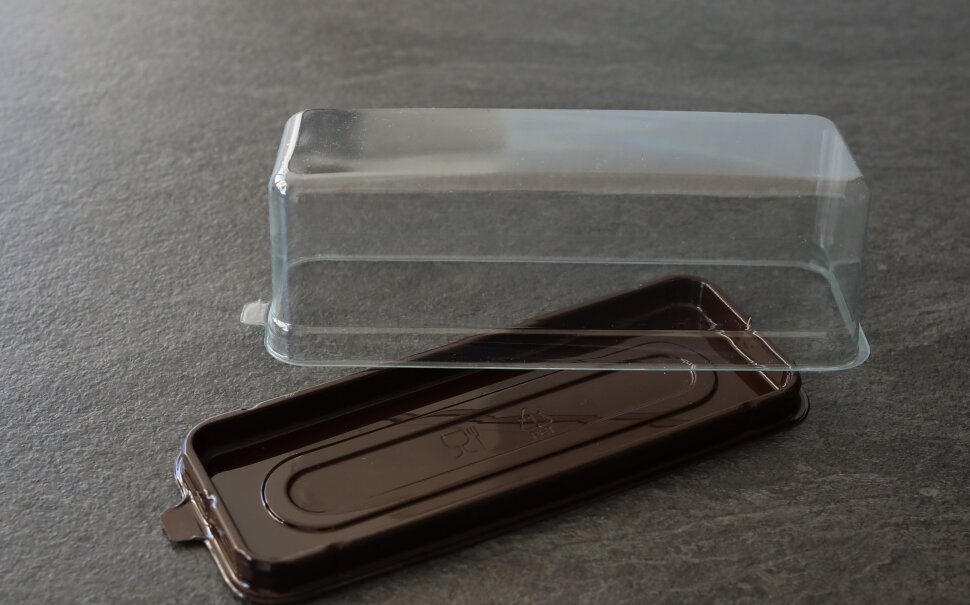 Контейнер для пирожных, "Эклер", 170*67*56 мм - купить с доставкой по России в picneco.ru